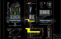 99.Shoe Storage Cabinet Cad Blocks free download