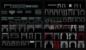 Curtain Archives - Free Cad Blocks, download DWG models for architects ...