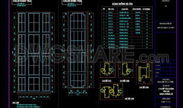 Pharmacy Design Plan and Elevation AutoCAD File DWG