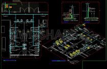 433. Free CAD Drawing of Water Pond Plan and Construction Details