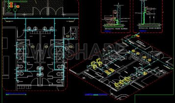 51.Concrete pump trucks AutoCAD blocks free download