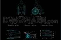 44.Design standards for disabled people free AutoCAD drawings