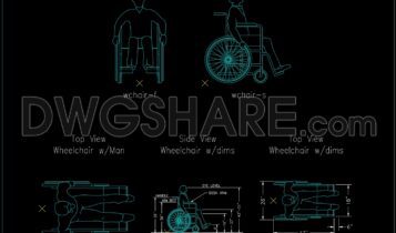 Disabled people Archives - Free Cad Blocks, download DWG models for ...