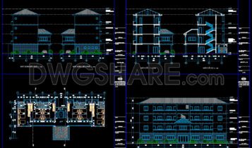 56.Fire Department Connection Assemblies Detail Autocad Drawing DWG