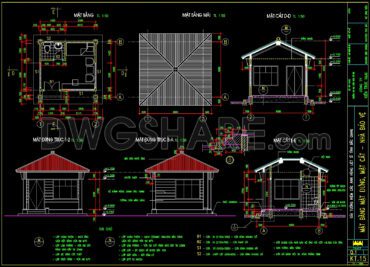 02.Autocad Drawings Of Guard house For Download