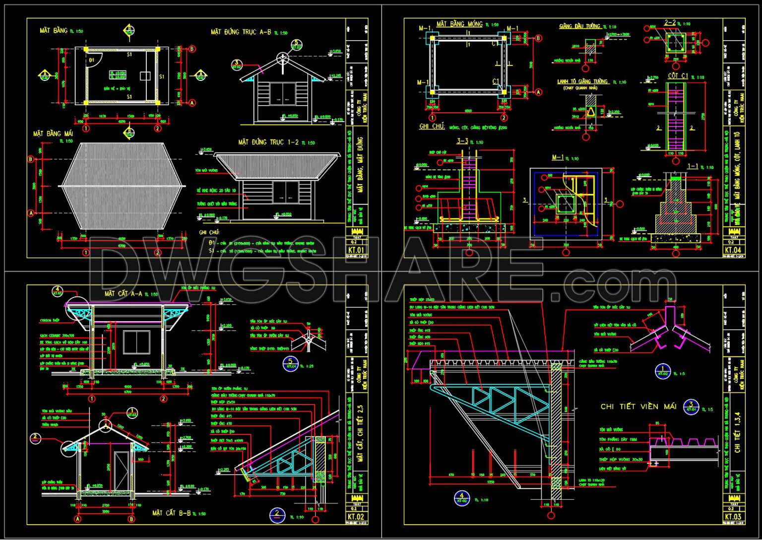 04.Autocad Drawings Of Guard house For Download