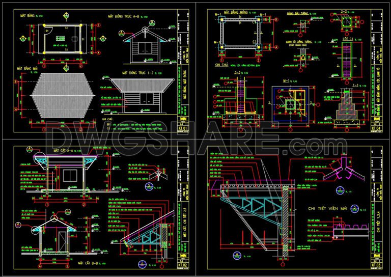 04.Autocad Drawings Of Guard house For Download
