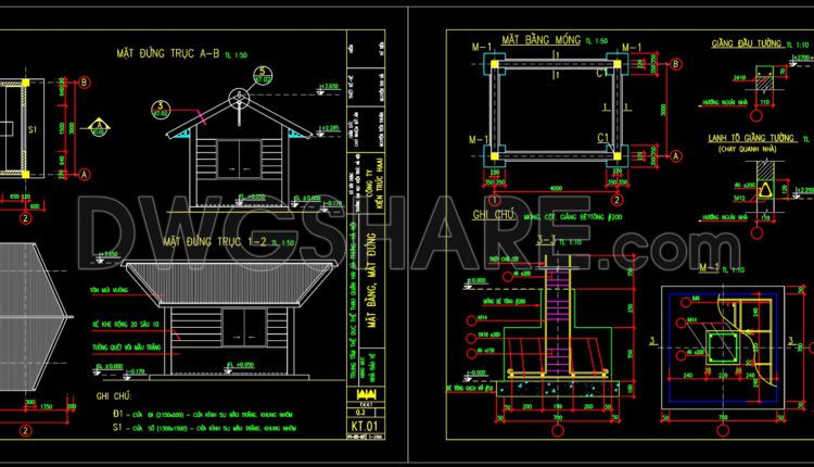 04.Autocad Drawings Of Guard house For Download - Free Cad Blocks ...