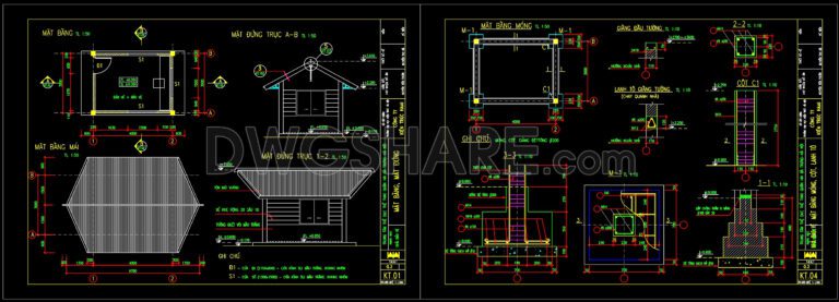 04.Autocad Drawings Of Guard house For Download