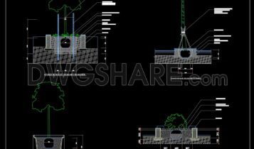 554. Detailed Timber Deck Construction CAD Drawing with Free Download