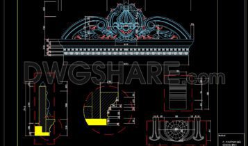 67.Typical Section of Vanity Type EWC CAD Drawing DWG