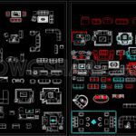 215.CAD Blocks Furniture for Living room - Free Cad Blocks, download ...