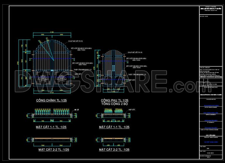 23.Autocad Drawing Of Ancestral Temple For Download