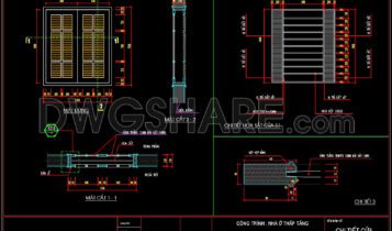 82.Detail of Raft Foundation Free DWG