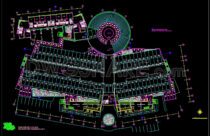 6. Autocad Drawings Of Public parking lot For Free Download