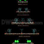 64.Detailed AutoCAD Drawings Of Road section For Download - Free Cad ...