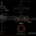 80.Autocad Drawings Of Water Tower Elevation And Foundation Structure ...