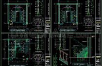 Private University Plan and Elevation AutoCAD File DWG