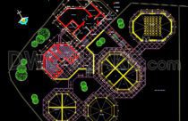 6.Recreational park AutoCAD free download | Free Cad Blocks, download ...