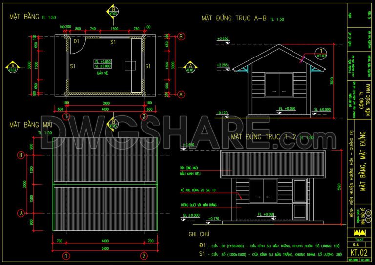 05.Autocad Drawings Of Guard house For Download