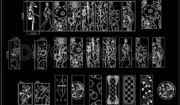 156.Flooring Tiles Layout Plan Free AutoCAD drawings