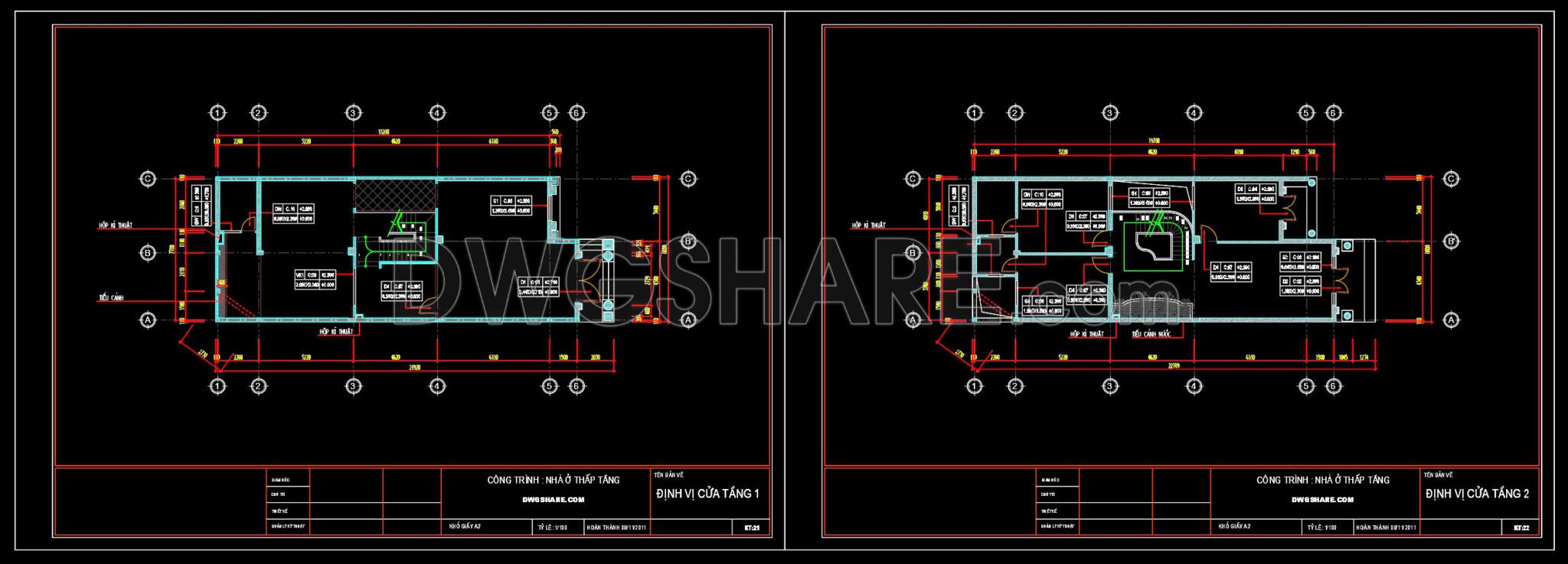 129.Autocad House Plan Free DWG Drawing Download 165m2