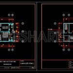 129.Autocad House Plan Free DWG Drawing Download 165m2 - Free Cad Blocks, download DWG models ...