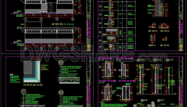 129.WC Layout Plan and elevations details AutoCAD drawing download ...
