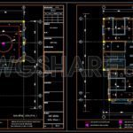 130.Autocad House Plan Free DWG Drawing Download 11.8m x 14.2m - Free ...