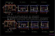 11.Printers AutoCAD blocks free download