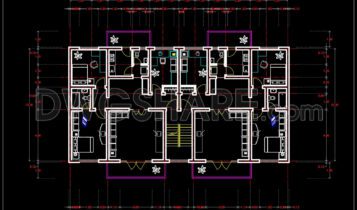 20. Free Download of Wedding Dress and Floral Decoration CAD Blocks