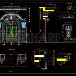 151.Free download of detailed autocad architectural drawings of column ...