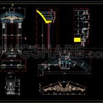 151.Free download of detailed autocad architectural drawings of column ...