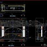 167.Autocad drawings of the detailed vertical face of a balcony ...