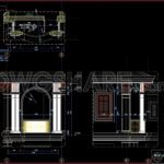 168.Autocad drawings of the detailed vertical face of a balcony ...
