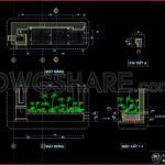 169.Detailed Drawings Of Up and Down Stairs, Balcony, Door In Autocad ...