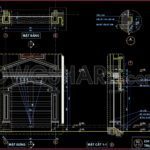 170.Detailed Drawings Of Up and Down Stairs, Balcony, Door In Autocad ...