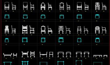 283. Free download the luxurious Italian Minotti sofa CAD block library