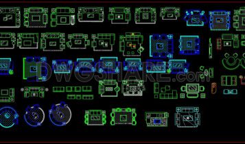 10.Fan coil unit AutoCAD blocks free download