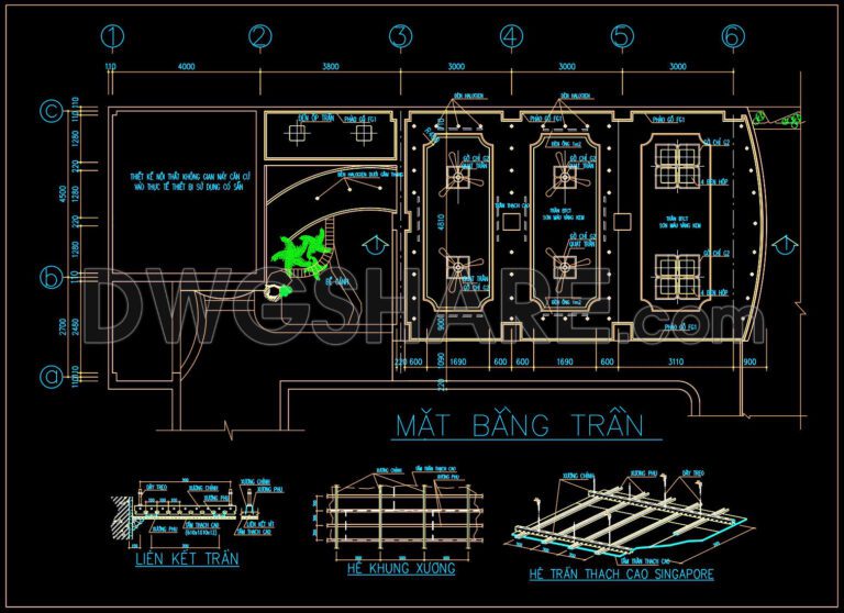 53.Autocad Drawings Of Ceiling Detail For Download