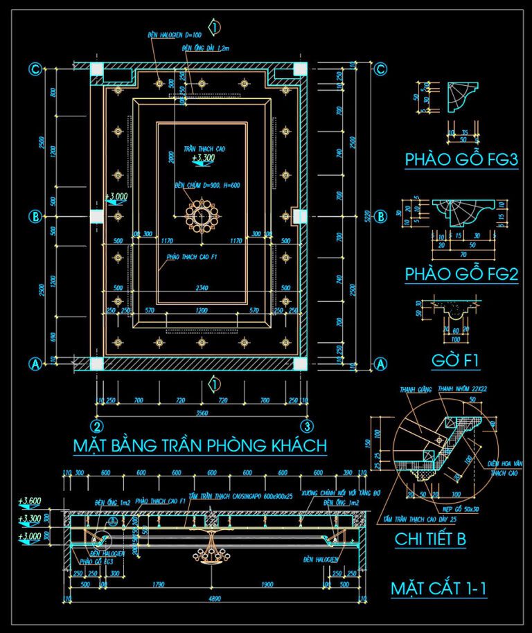 53.Autocad Drawings Of Ceiling Detail For Download