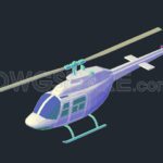 73.Autocad Drawings Of Helicopter 3D For Download - Free Cad Blocks ...