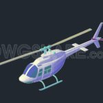 73.Autocad Drawings Of Helicopter 3D For Download - Free Cad Blocks ...