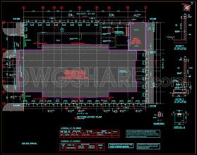 82.Autocad Drawings Of Compound Wall Layout And Details For Download