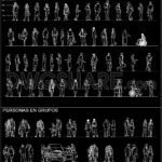 90.Autocad Drawings Of People Details For Download - Free Cad Blocks ...