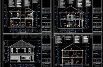 19. CAD drawings of a 10-story high-rise residential building project ...