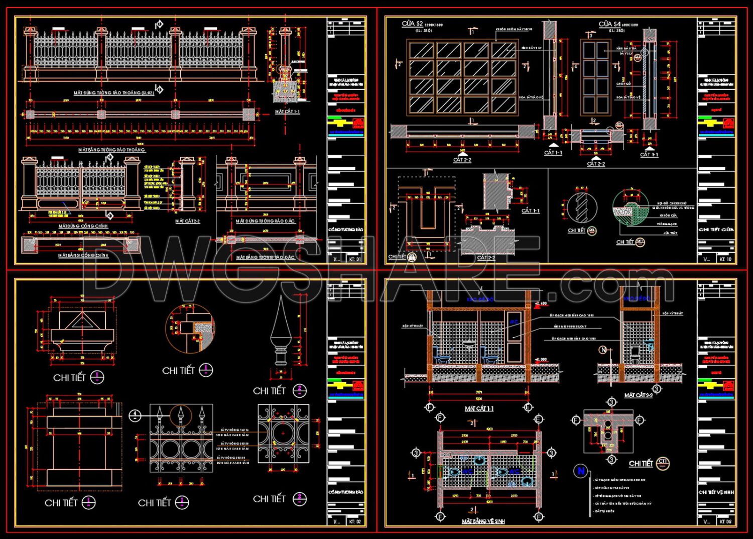 Autocad Drawings Of 1-Story Hospital A Complete Project 12.3×25.7m For ...