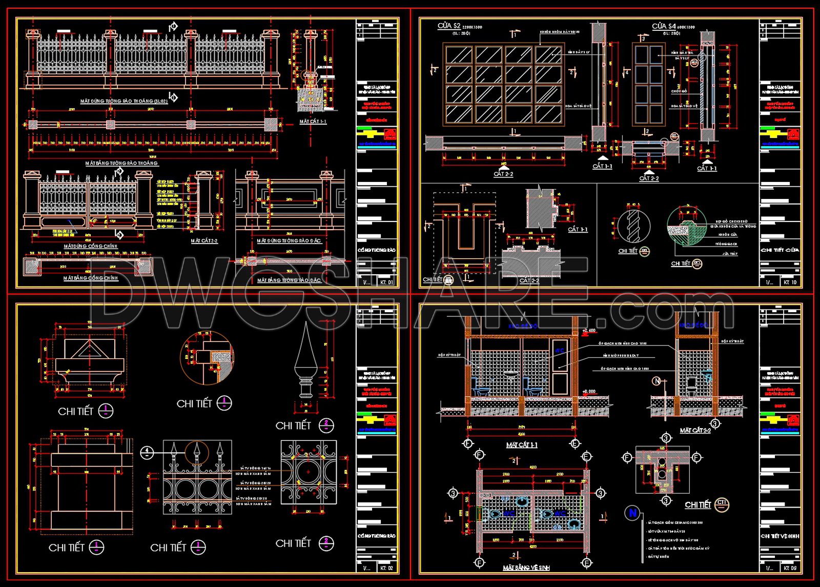 Autocad Drawings Of 1-Story Hospital A Complete Project 12.3×25.7m For ...