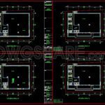 Autocad Drawings Of 13-Story Modern House 20.5m x 28.8m For Download ...