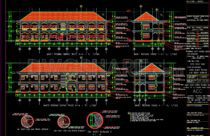 Autocad Drawings Of 2-Story School 39m x41m For Download
